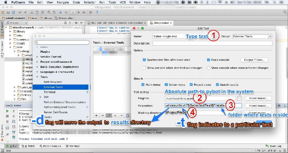 Configuring Pycharm IDE To Run A Robot Framework Test BigBinary Blog